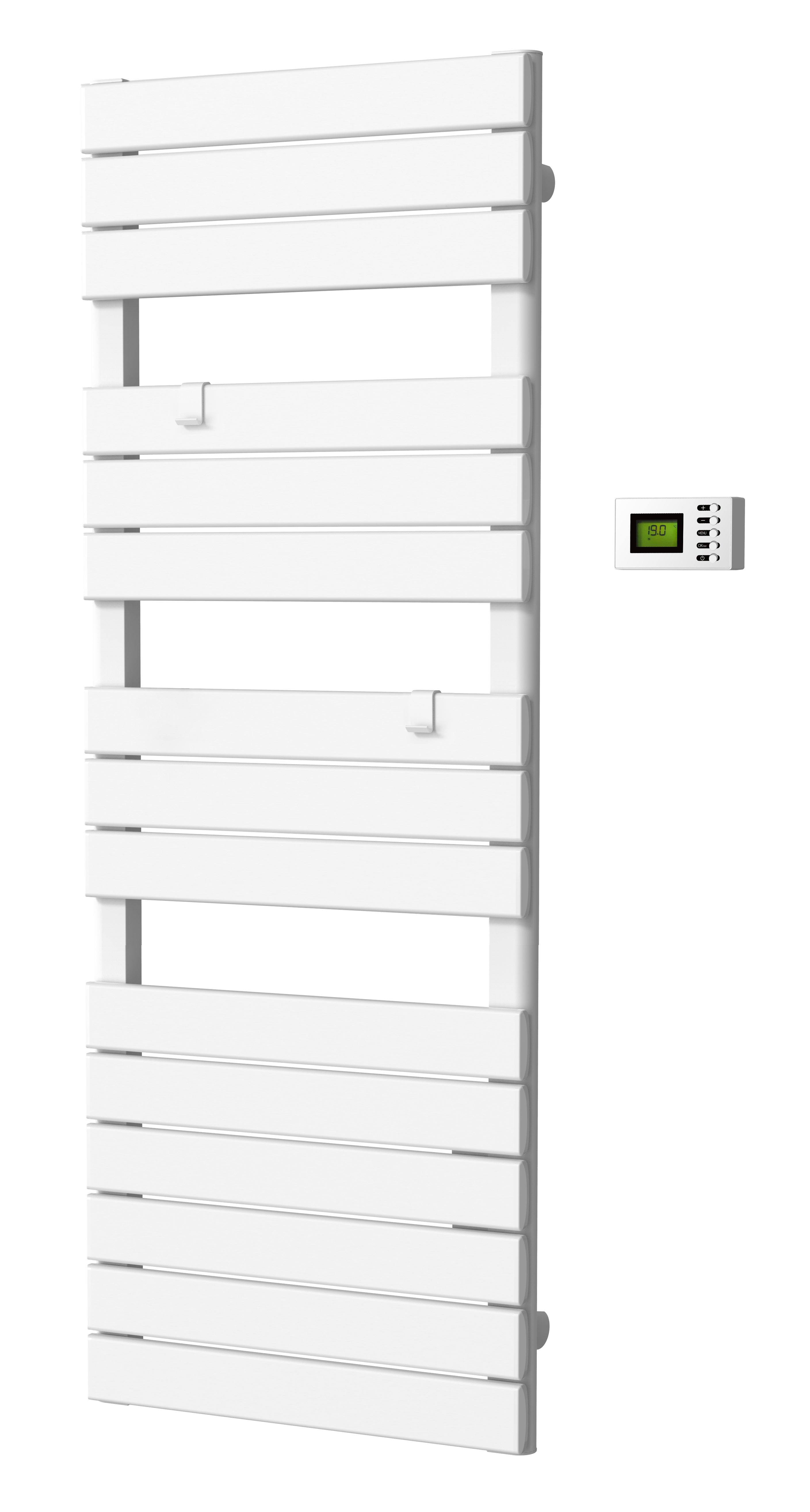 Sèche-serviettes 750W, IP24, 6 modes ECO Télécommandé DORRES LCD ...