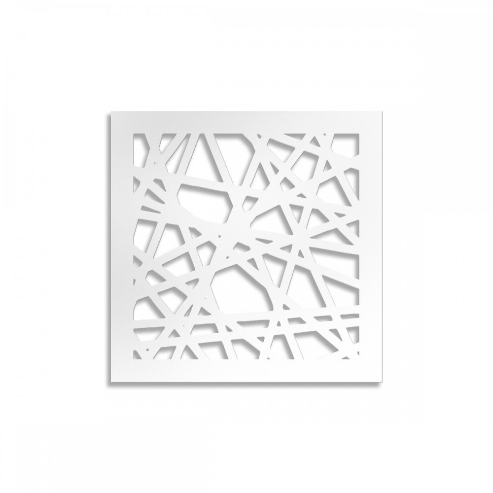 DIAGONAL PEQUEÑO - Panel perforado - Parasol BLANCO de 48x48 cm ...