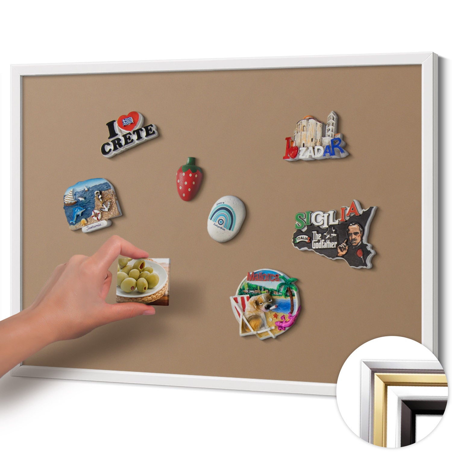 Lavagna magnetica da muro multifunzione per organizzare la casa ...