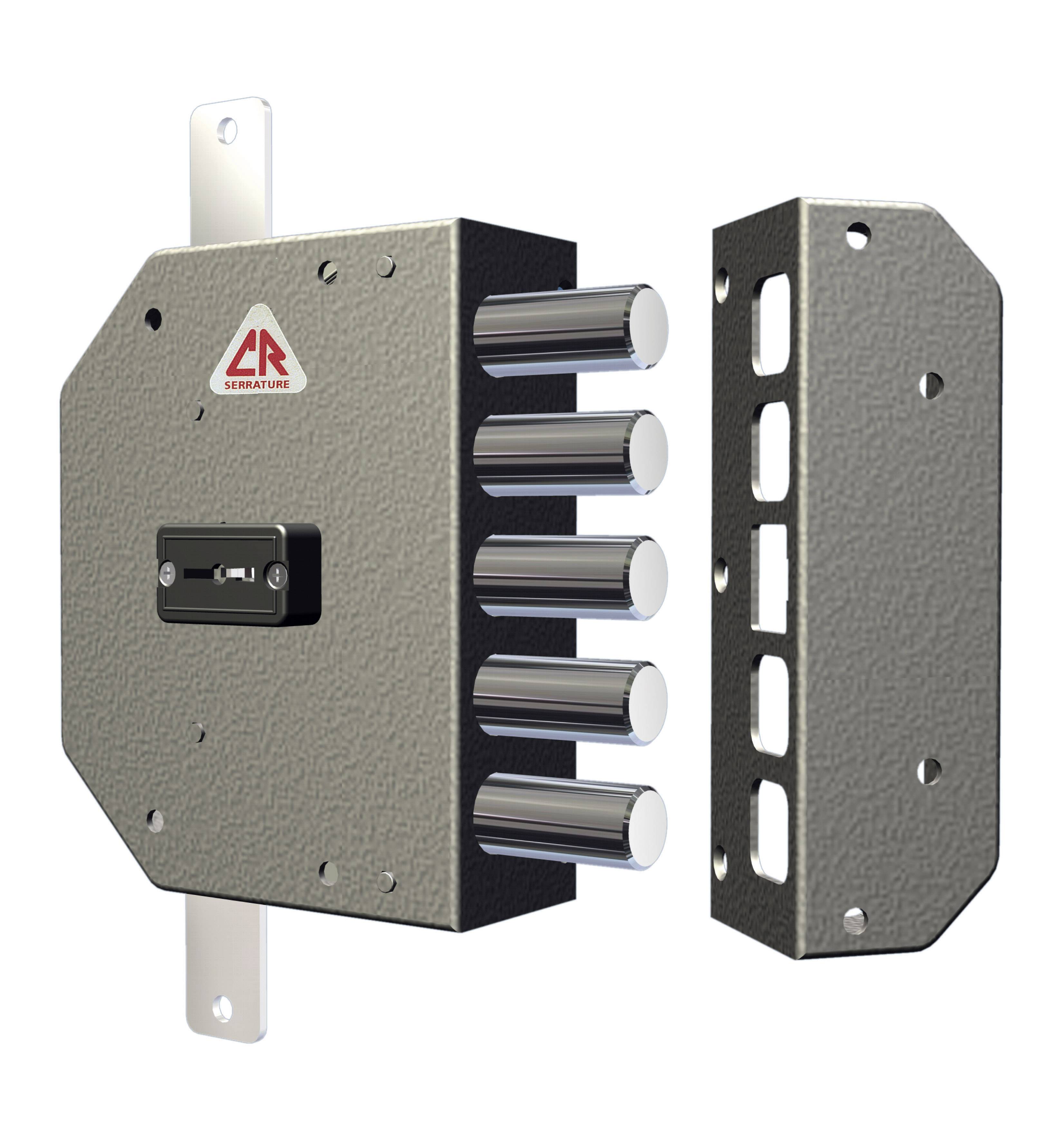 CR 2200 CERRADURA DE SEGURIDAD IZQUIERDA 5 CADENAS | Leroy Merlin