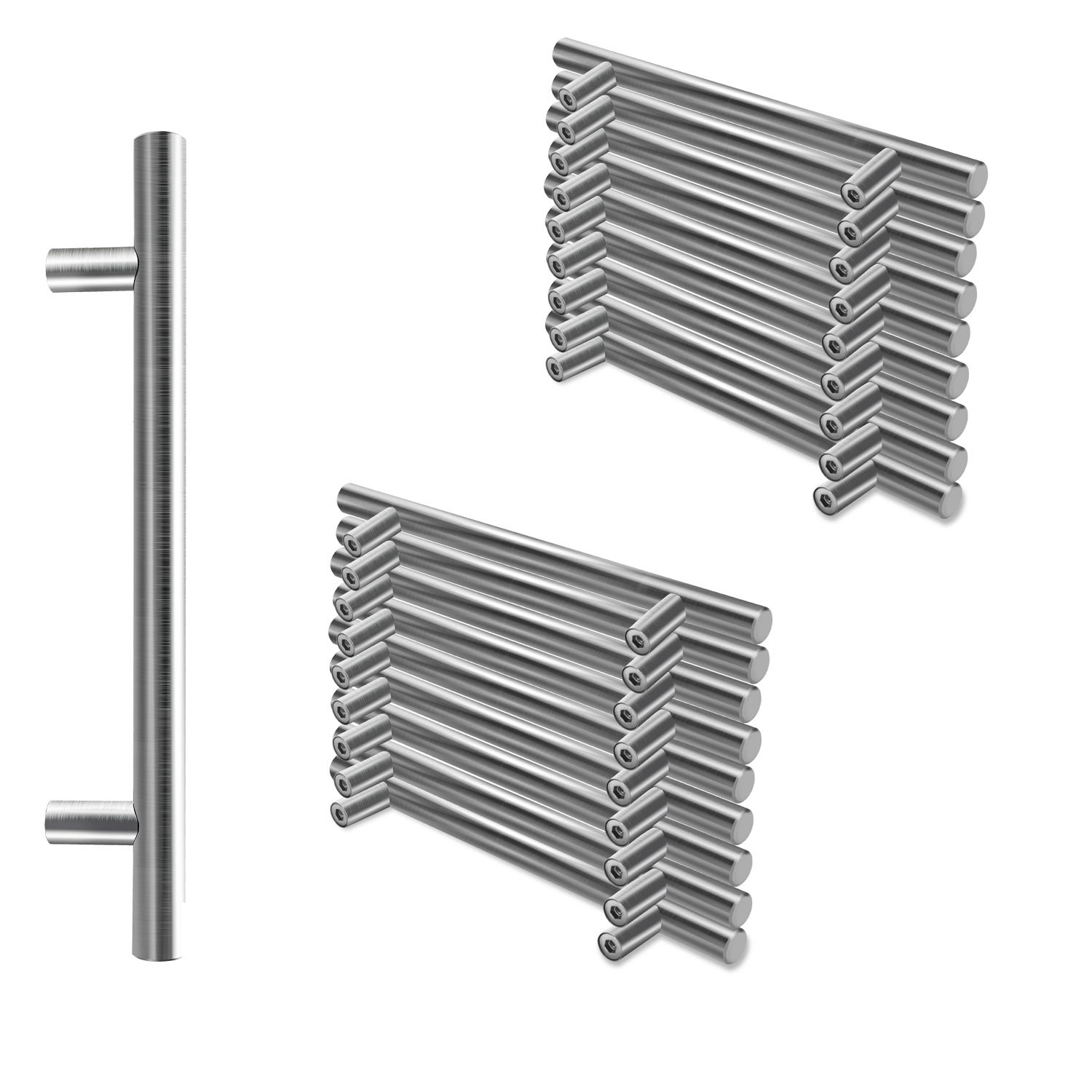 10PCS Poignées de meubles Poignée Bâton De Porte T- Bar Cuisine Porte ... 10PCS Poignées de meubles Poignée Bâton De Porte T- Bar Cuisine Porte ...
