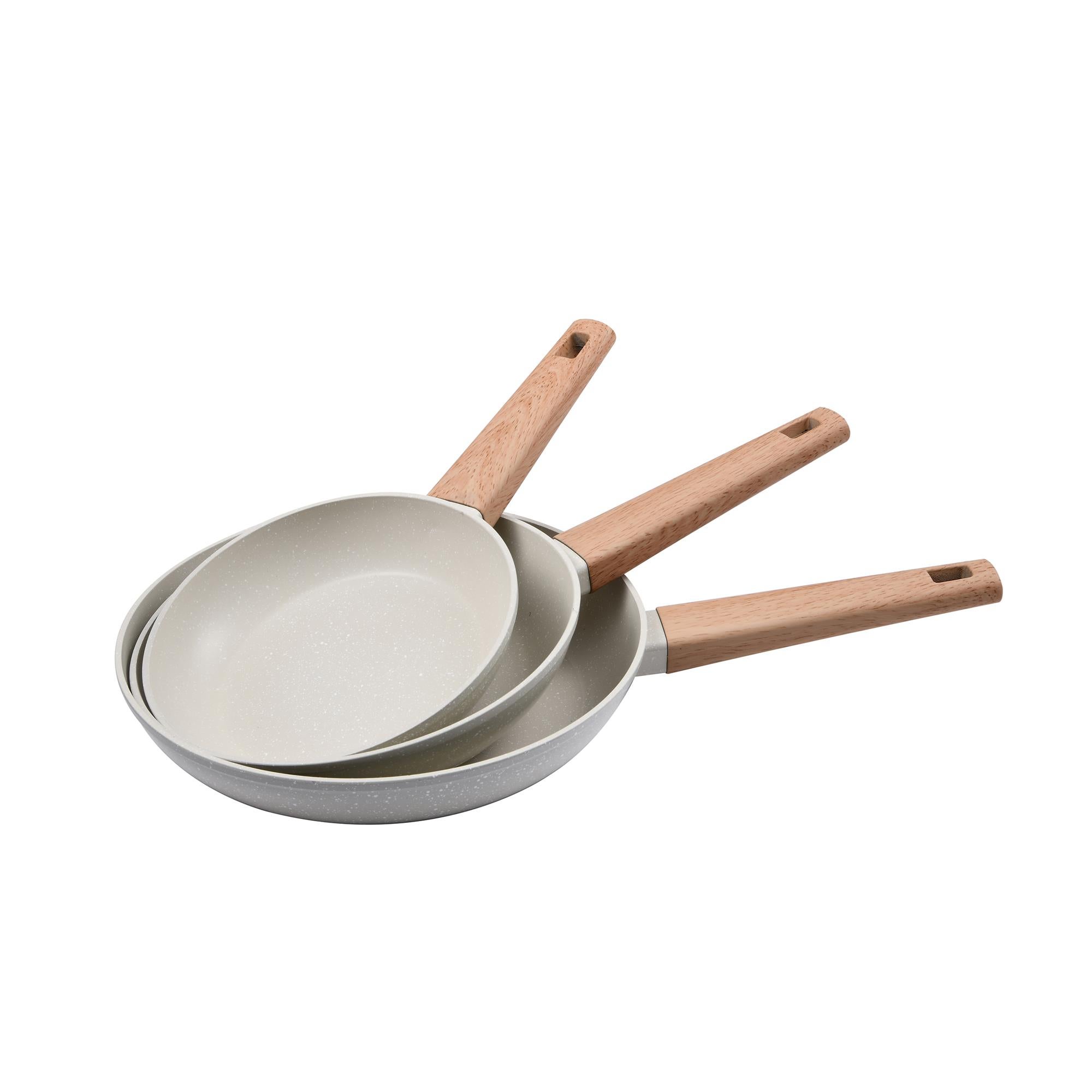 BERGNER Set 3 Sartenes NATURALLY Ø18/22/26 cm en Aluminio | Leroy Merlin