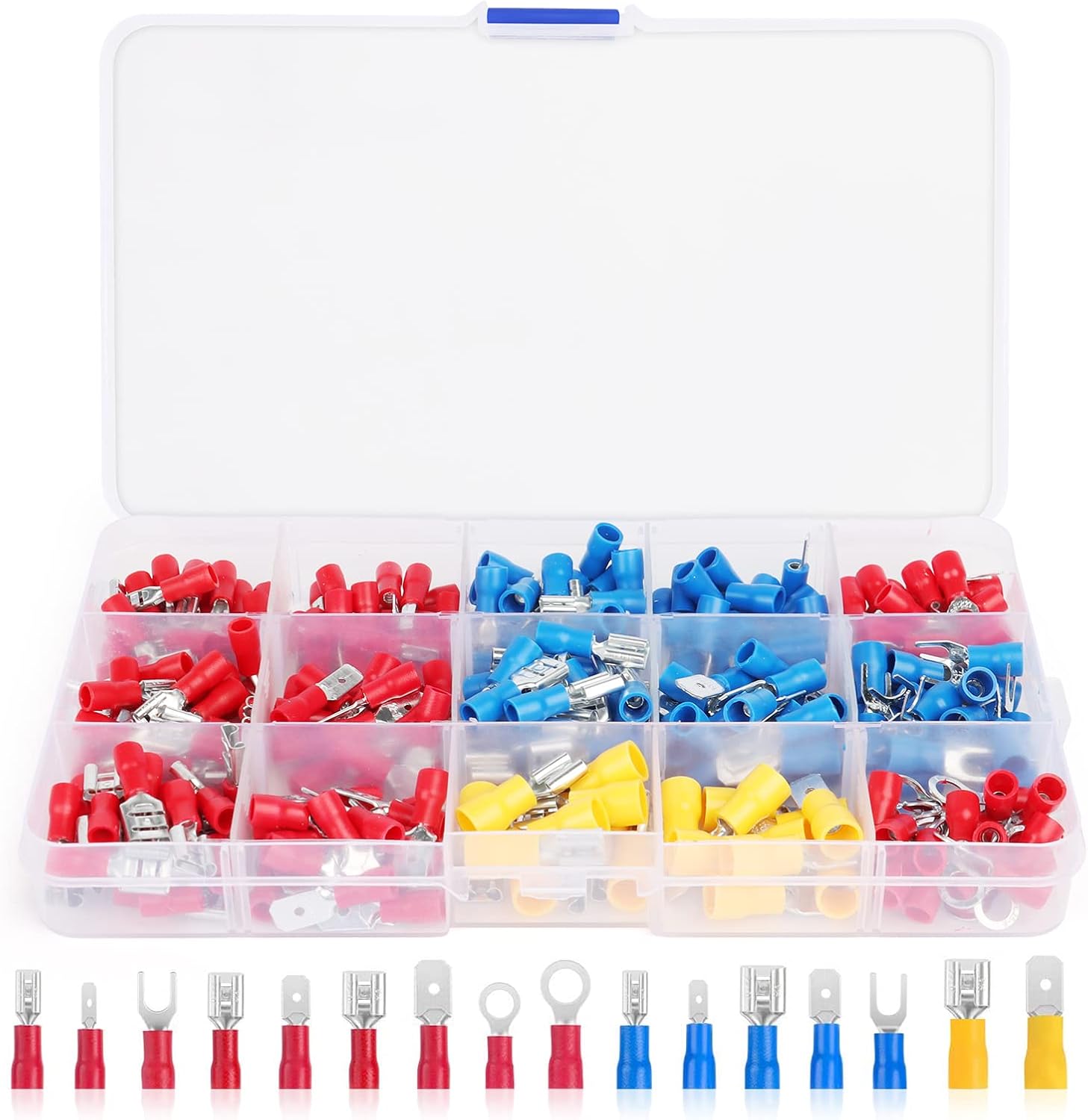 Cosses Et Kits, 280 Pièces, Cosses Electriques pour Voiture, Cosse Electrique Isolée ...