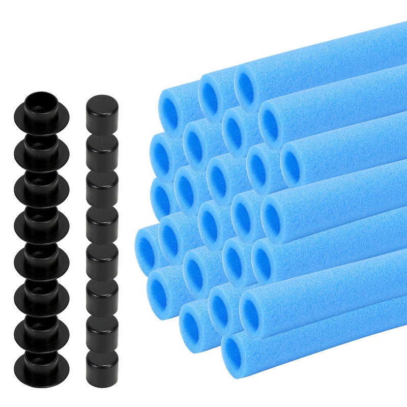 16x Tubes en mousse pour trampoline,Rembourrage des tubes,92 cm,Mousse ...