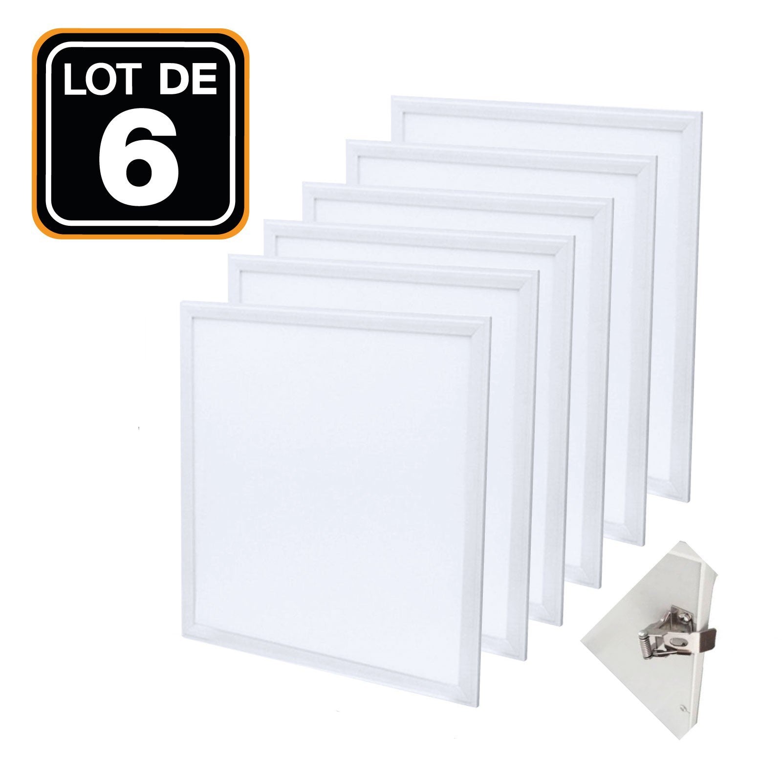 Losa de LED 600 x 600 40W mucho 6pcs blanco neutro 4000 k - varios ...