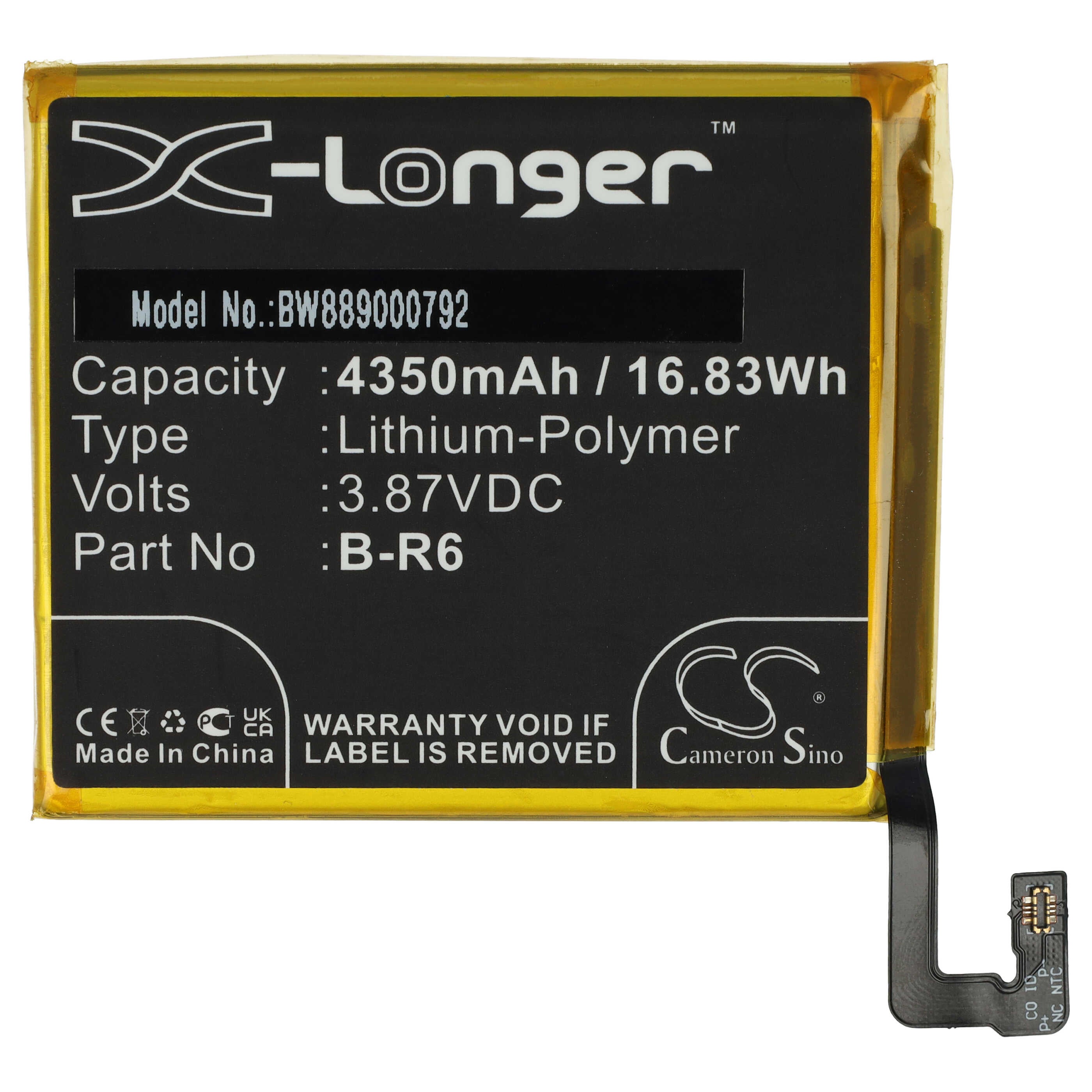 Vhbw Batterie compatible avec Vivo X70 Pro, X70 Pro 5G, X70 Pro V2105 ...