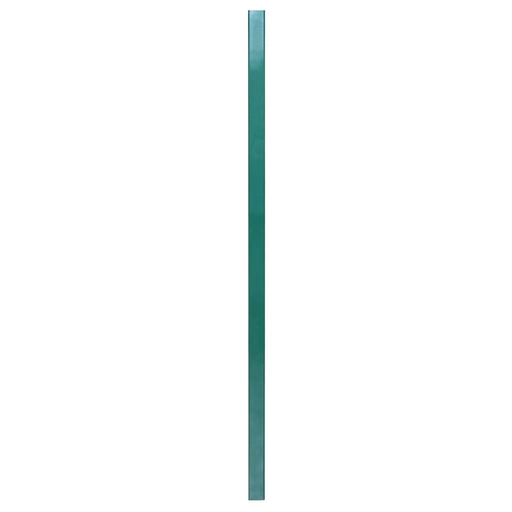 Postes para valla 20 piezas verde 280 cm acero galvanizado | Leroy Merlin