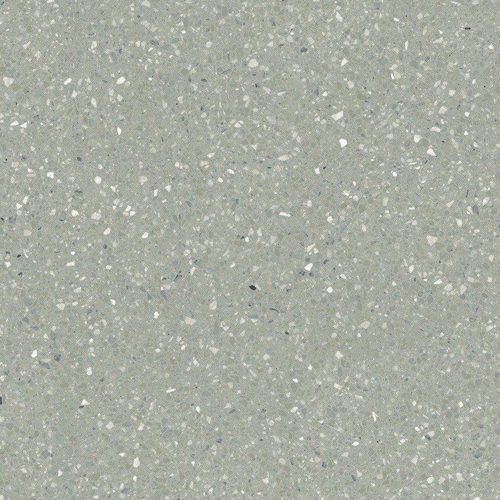 Carrelage sol / mur effet terrazzo 80x80 cm NIZA-R Verde | Leroy Merlin
