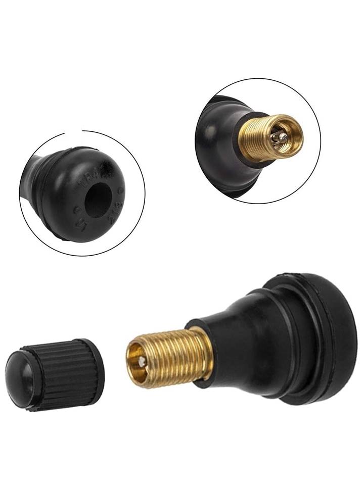 Lot De 100 Valves Tr414 Pour Pneumatiques Tubeless Voiture | Leroy Merlin