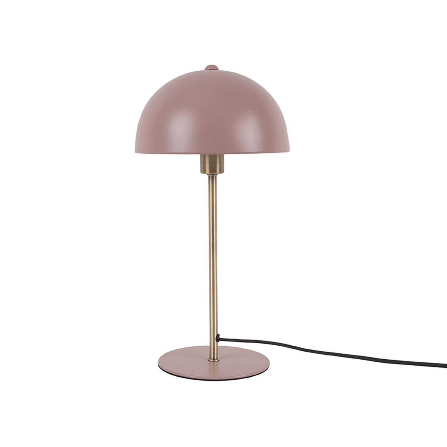 Lampe à poser design métal Bonnet - H. 39 cm - Vieux Rose | Leroy Merlin