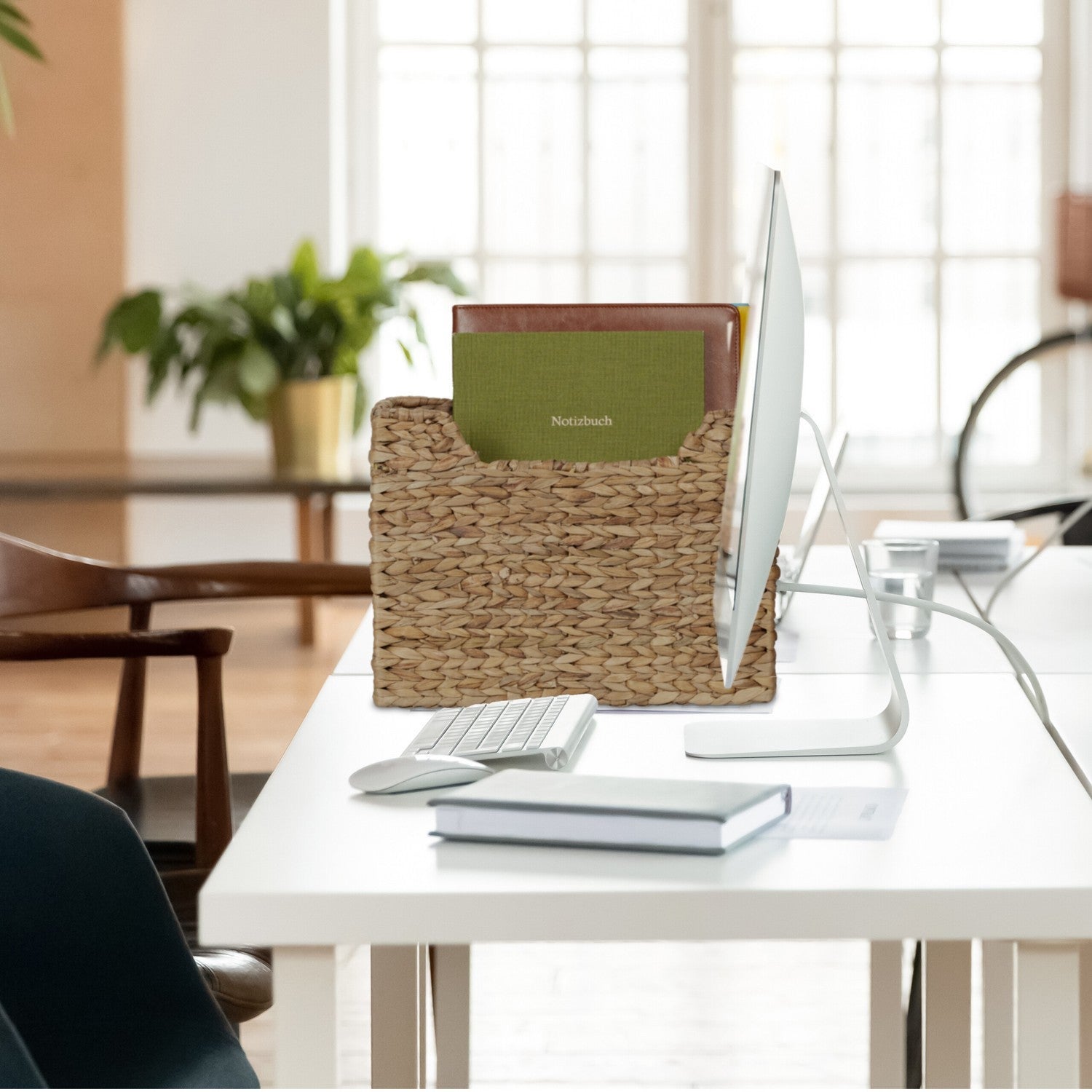 Porte-revues en jacinthe d'eau – Panier de rangement pour documents ...