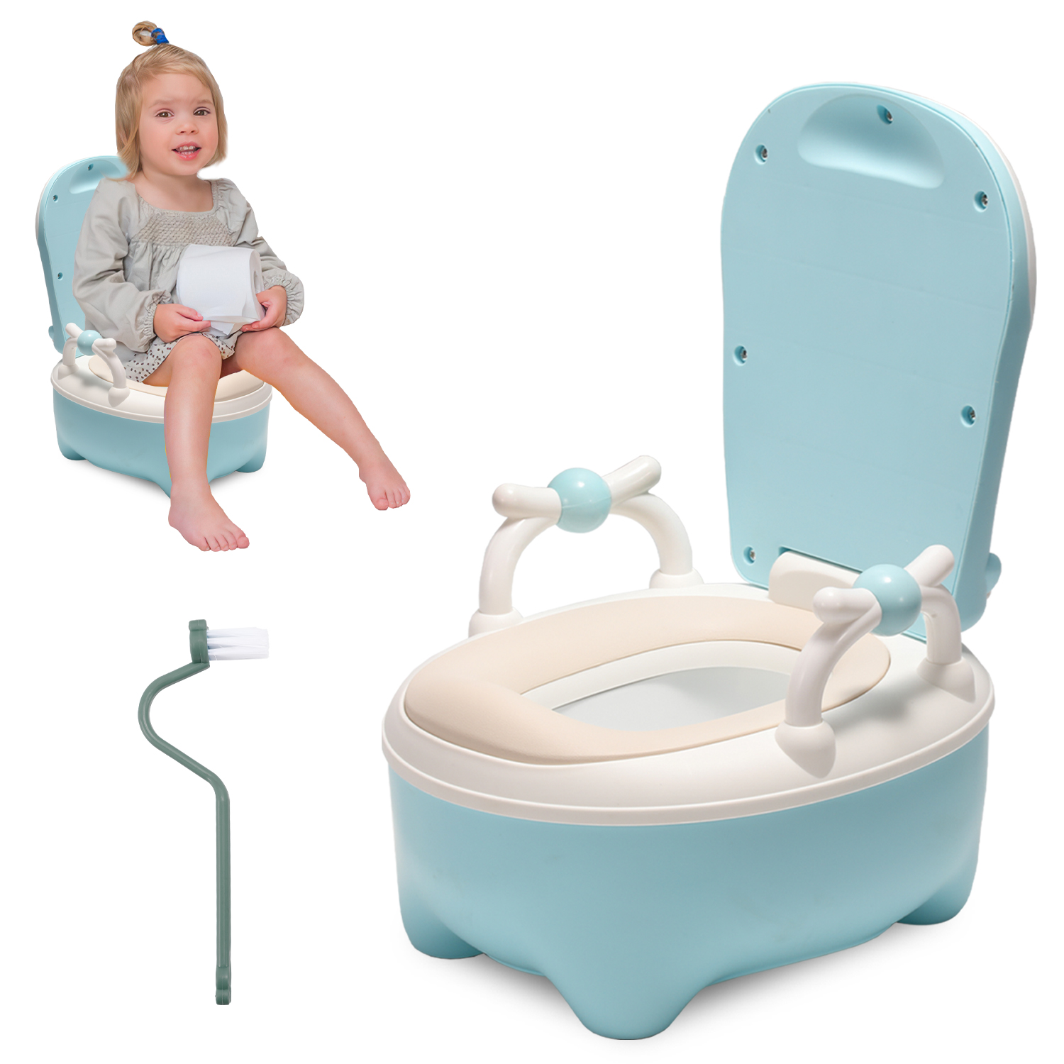 Pot pour enfants pot bébé pot d'apprentissage pot anti-éclaboussures ...