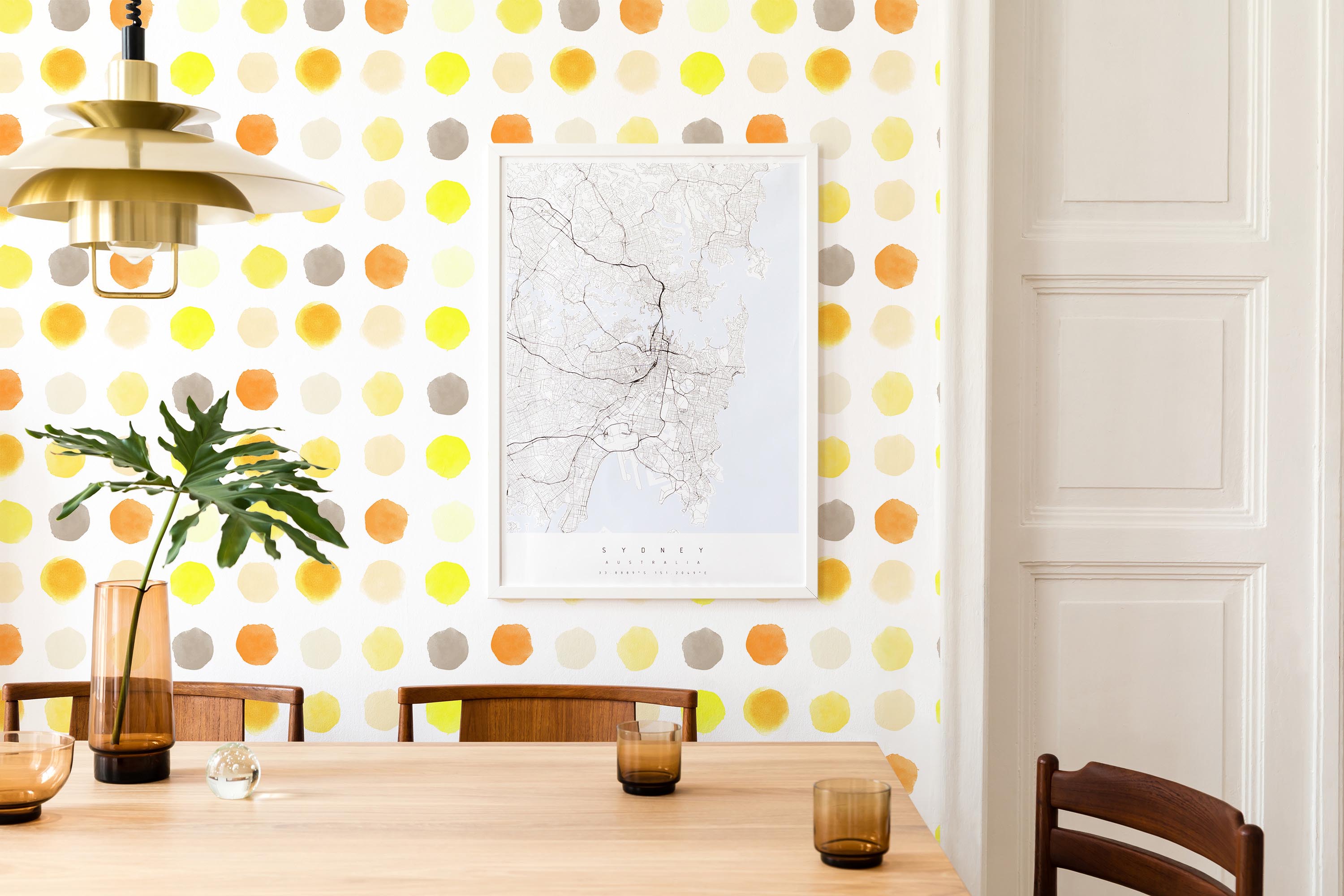Dappled Sunlight Dots Wallpaper | Leroy Merlin