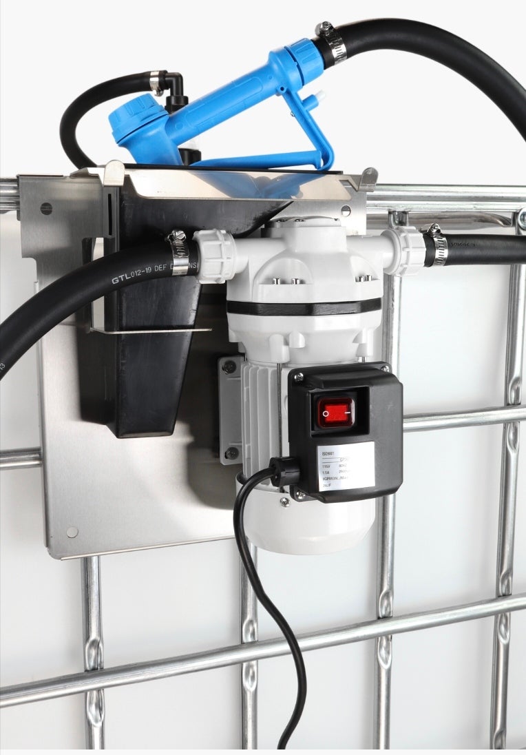 Set pompe Adblue 230V IBC 1000L avec pistolet manuel MW Tools ...