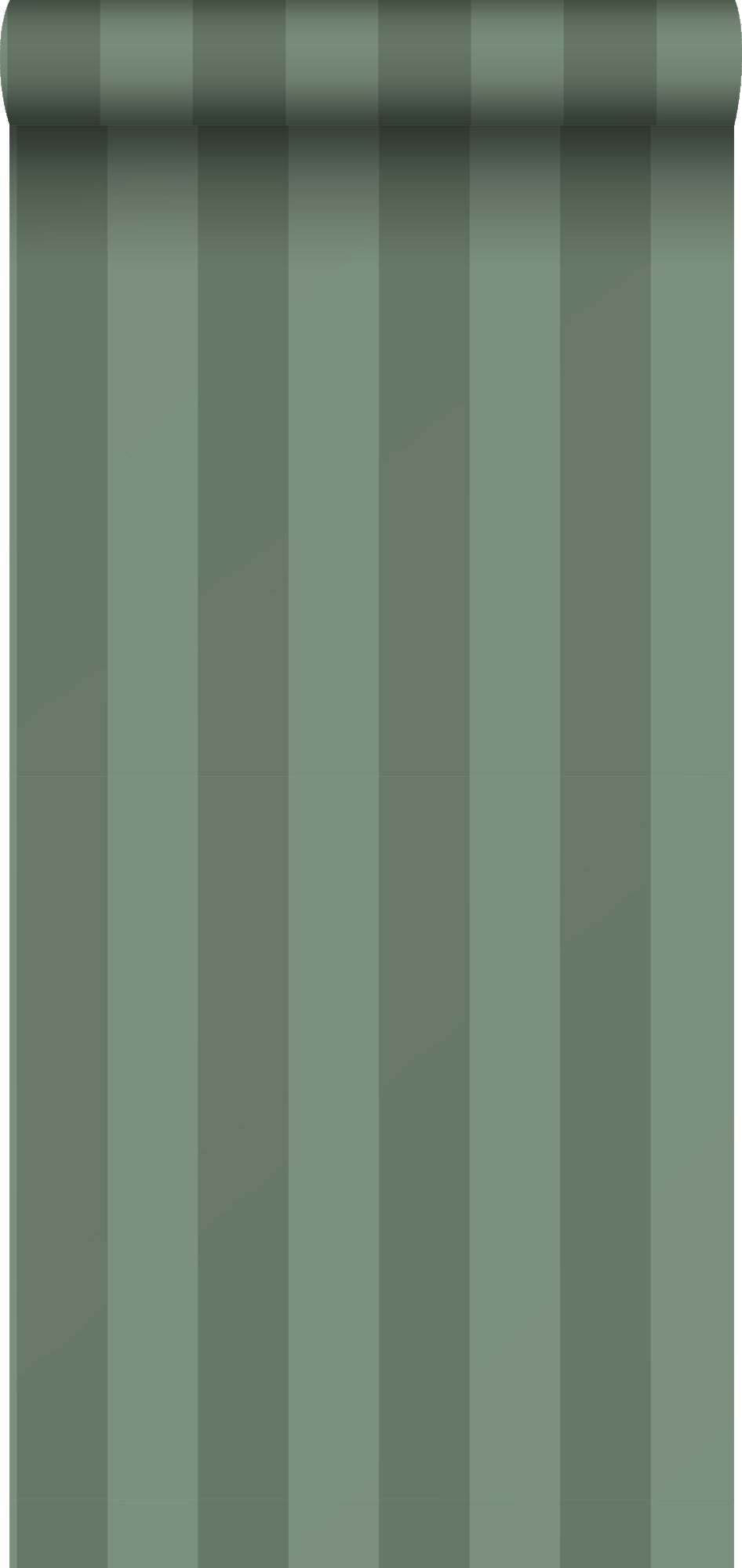 Papel pintado rayado verde - 50 x 900 cm - Sanders & Sanders | Leroy Merlin