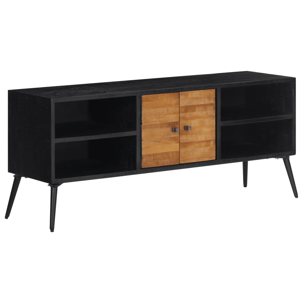 Mueble TV teca maciza recuperada 112x31x45 cm | Leroy Merlin