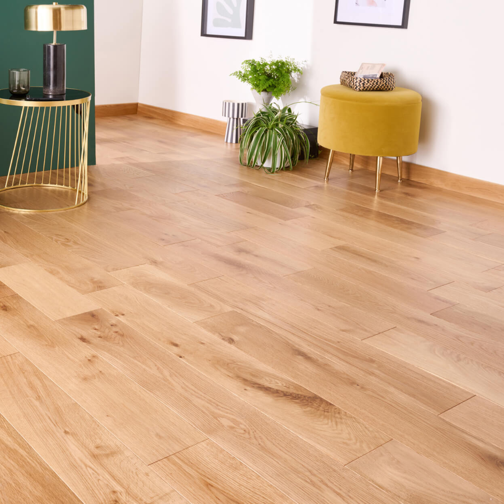 Parquet chêne massif - Naturel - Ep. 18 x l. 150 mm | Leroy Merlin