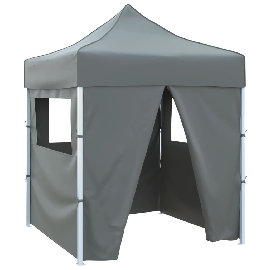 Tonnelle de jardin | Tente de réception pliable avec 4 parois 2x2 m ...