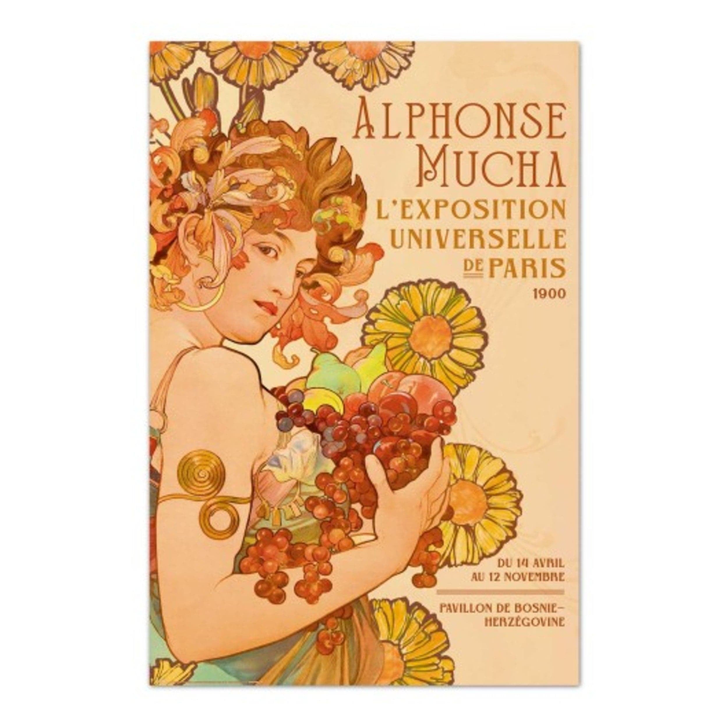 Poster Alphonse Mucha - F. Champenois 61x91.5cm | Leroy Merlin