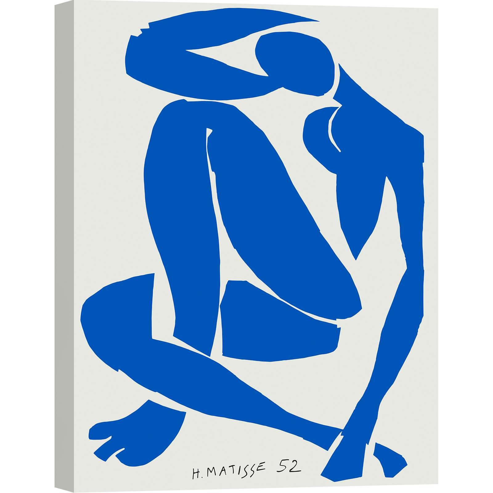 Tableau de Matisse - impression sur toile - Henri Matisse, Nu bleu IV ...