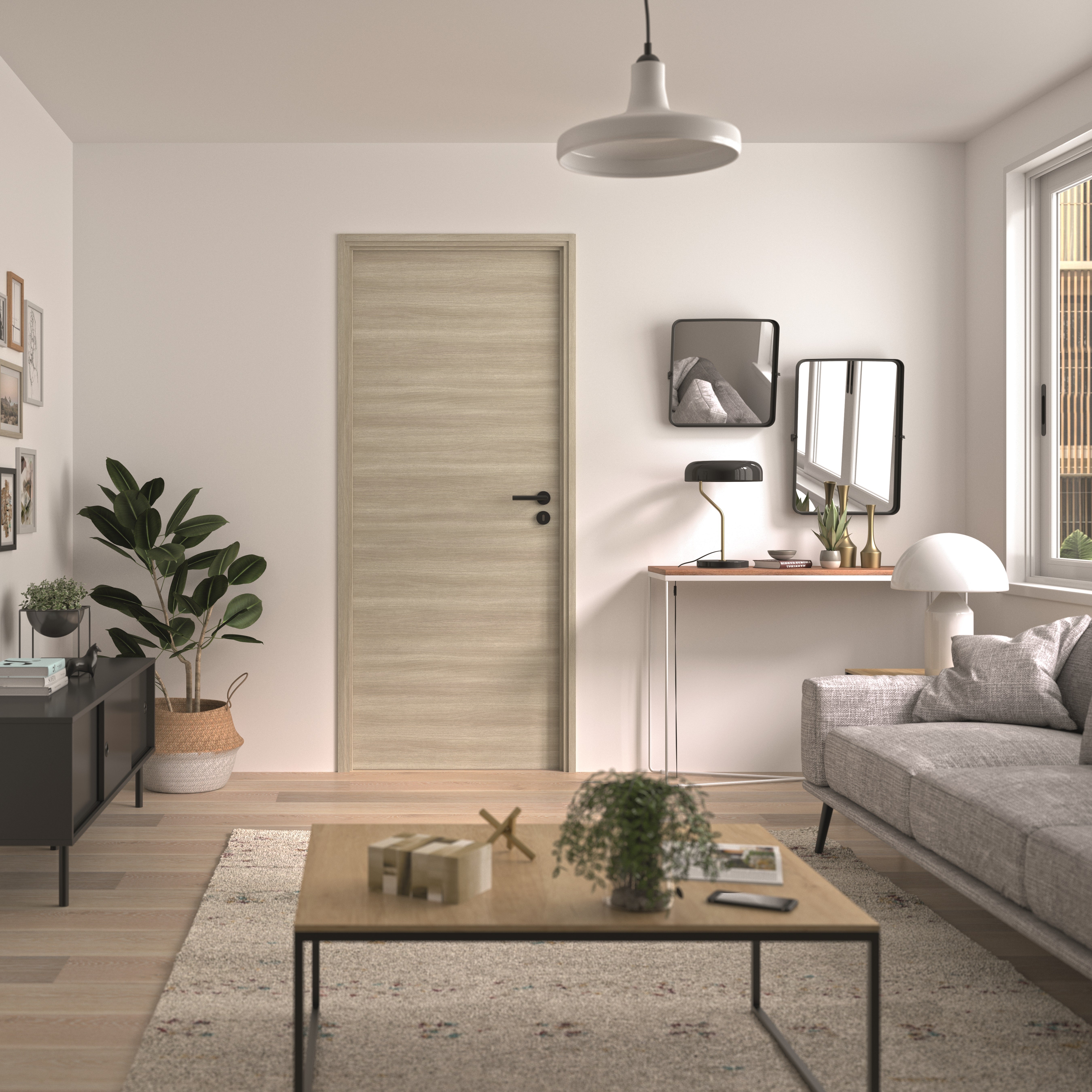 Porte Couleur Taupe Clair