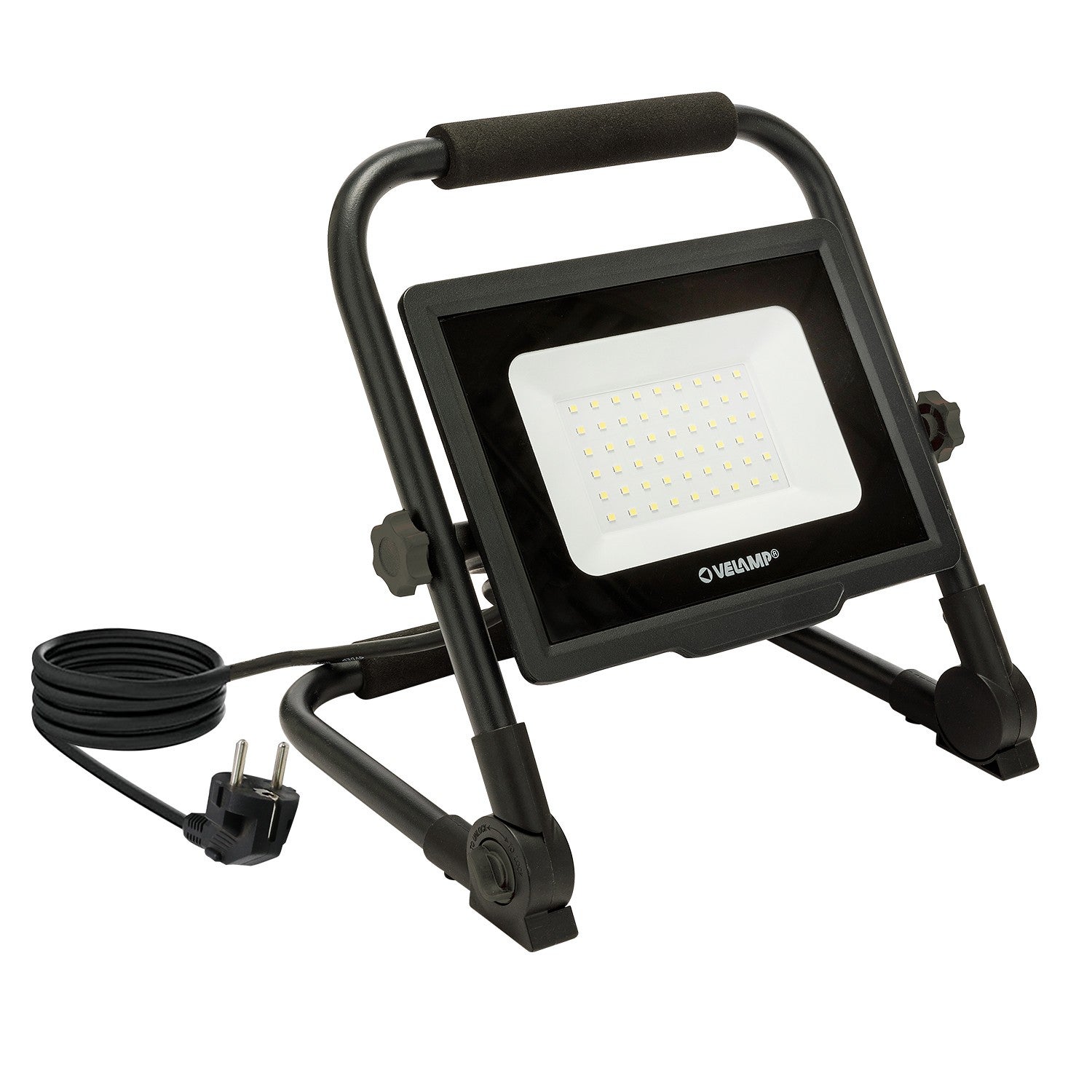 WAINGRO 50W : Projecteur de travail LED SMD 50W avec support de terre ...