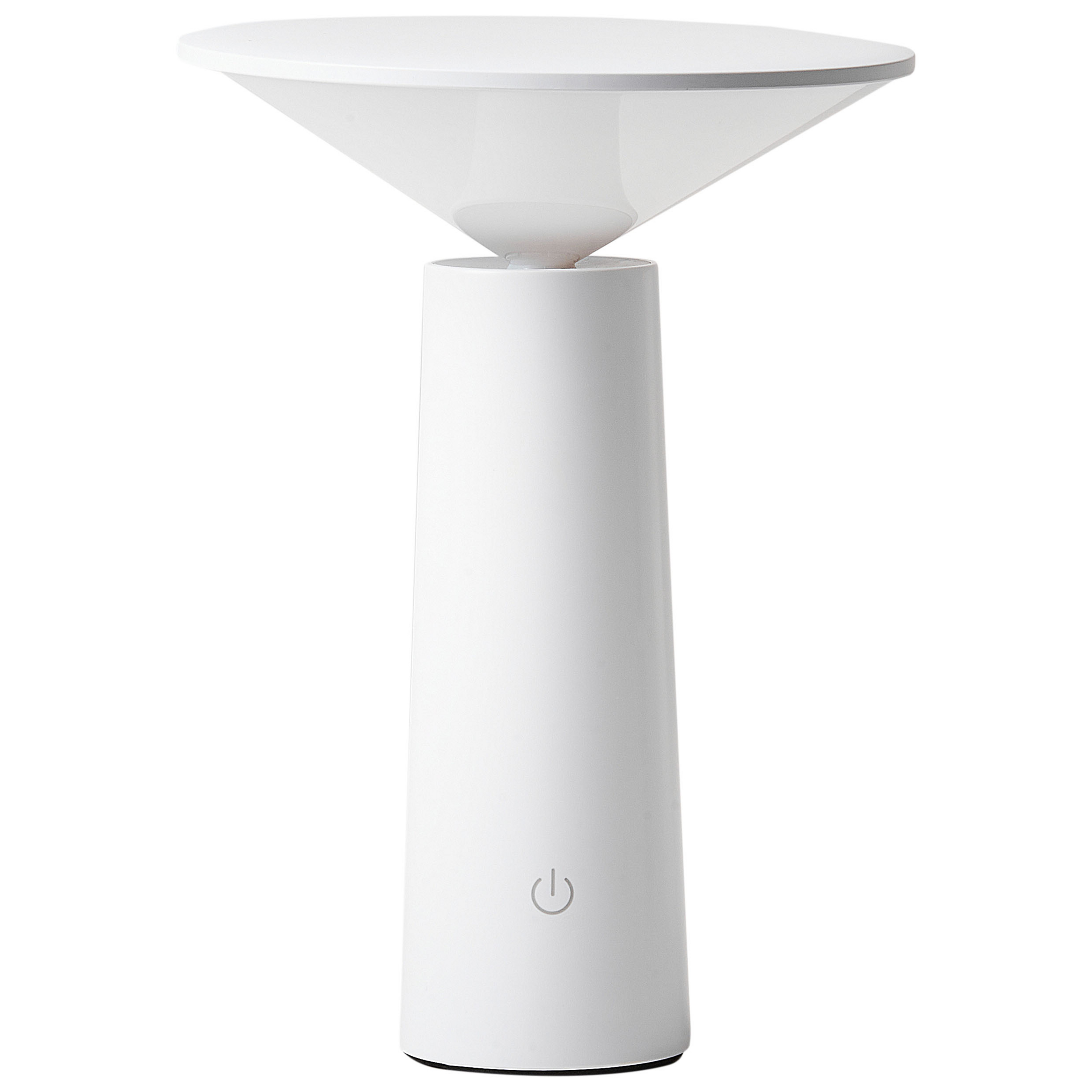 Lampe de table LED sans fil LEVIRA Avec variateur Blanc | Leroy Merlin