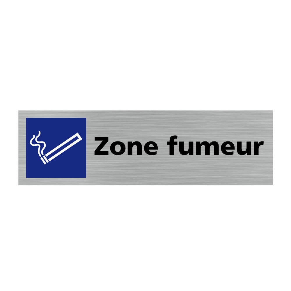 Pictogramme ZONE FUMEUR (Q0395) Matière Adhesif | Leroy Merlin