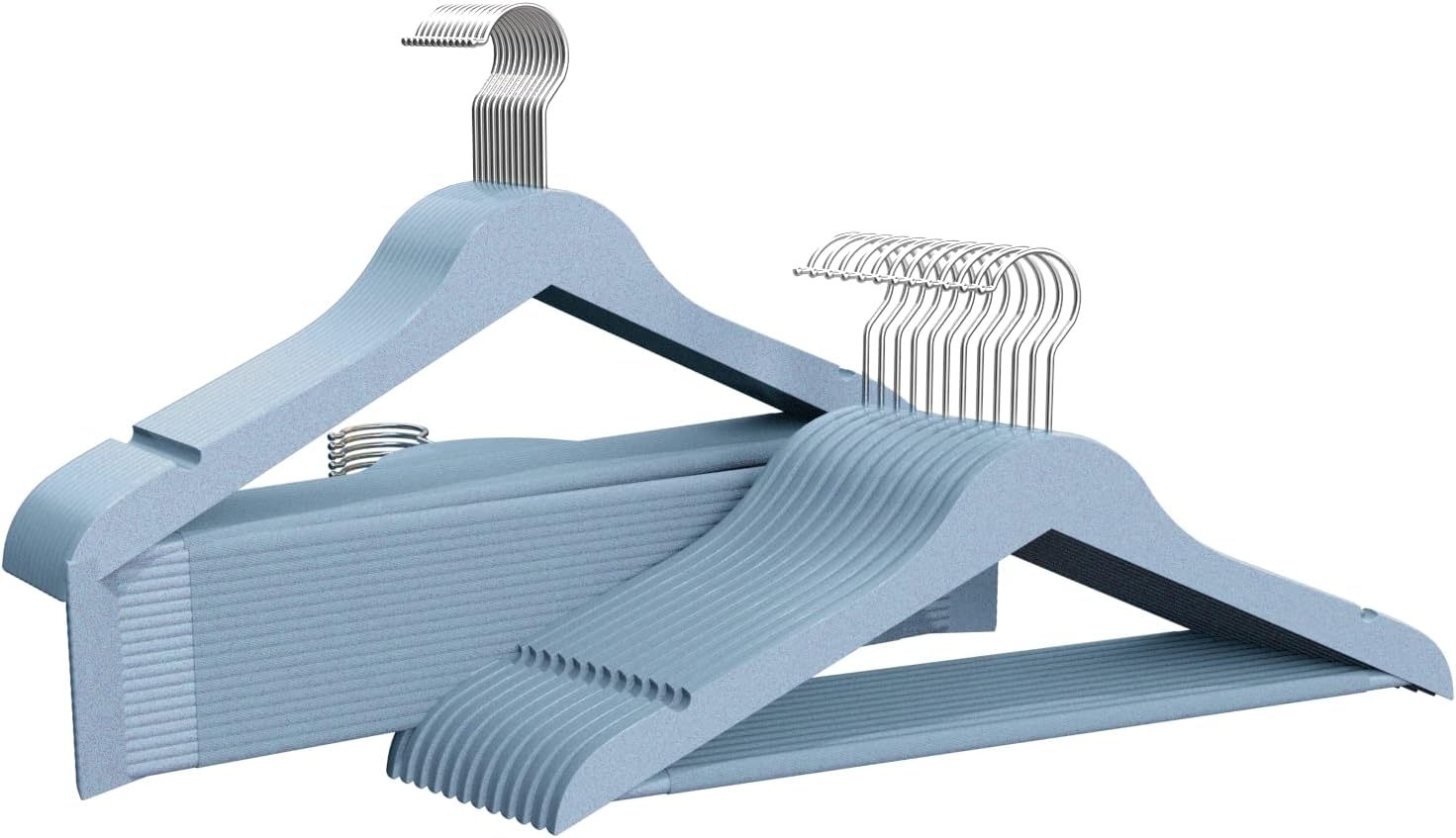 COM-FORT HOUSE | Percha de Resina | Percha para Ropa | Color Azul ...