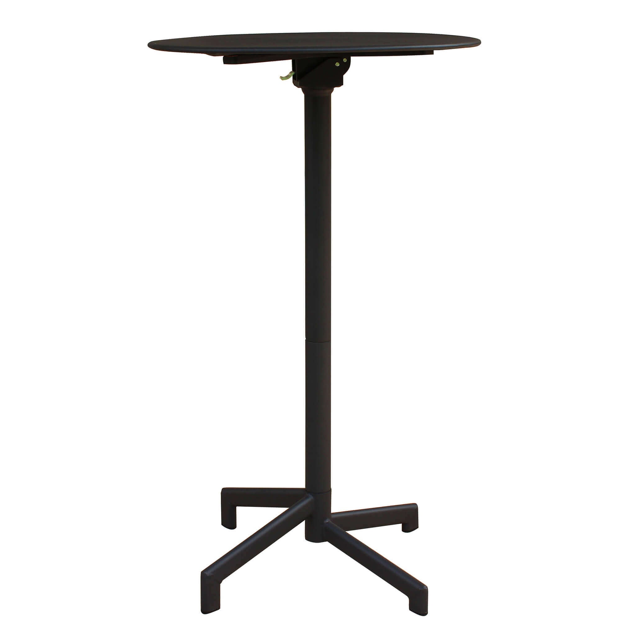 Table ronde haute d'extérieur pour bar et pub Ø60 cm avec structure en ...