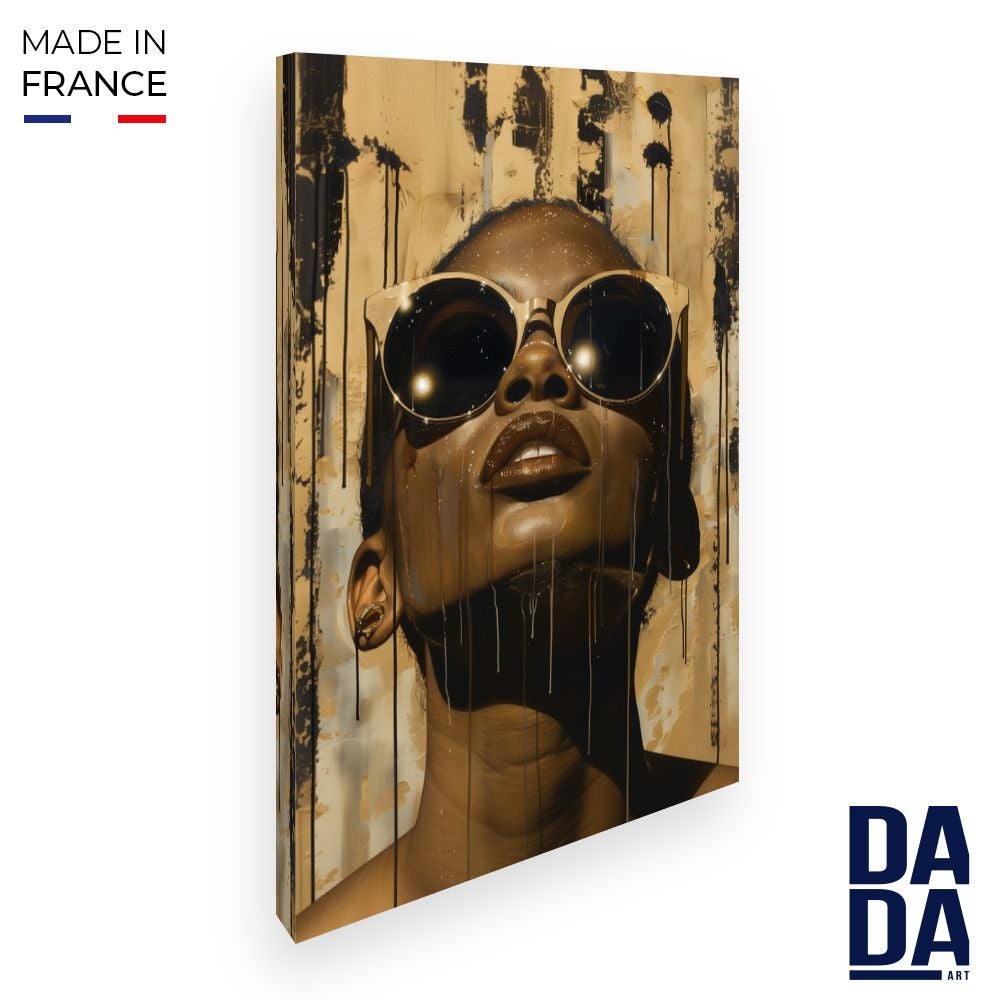 Toile murale Portrait puissant / 100x140cm / Fabriqué en France ...