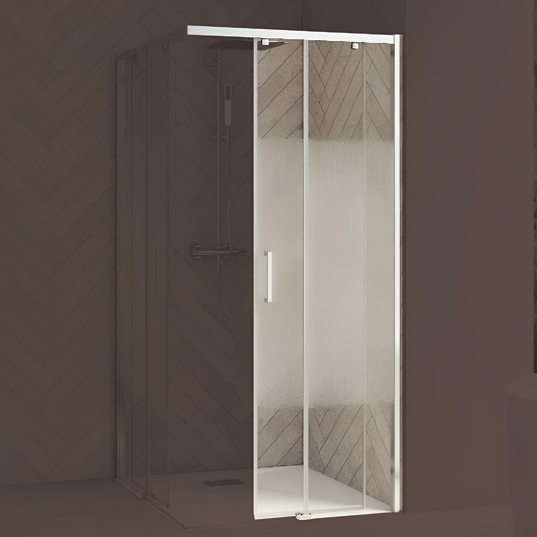 Porte de douche extensible KINEDO SMART DESIGN sans seuil largeur max 1 ...