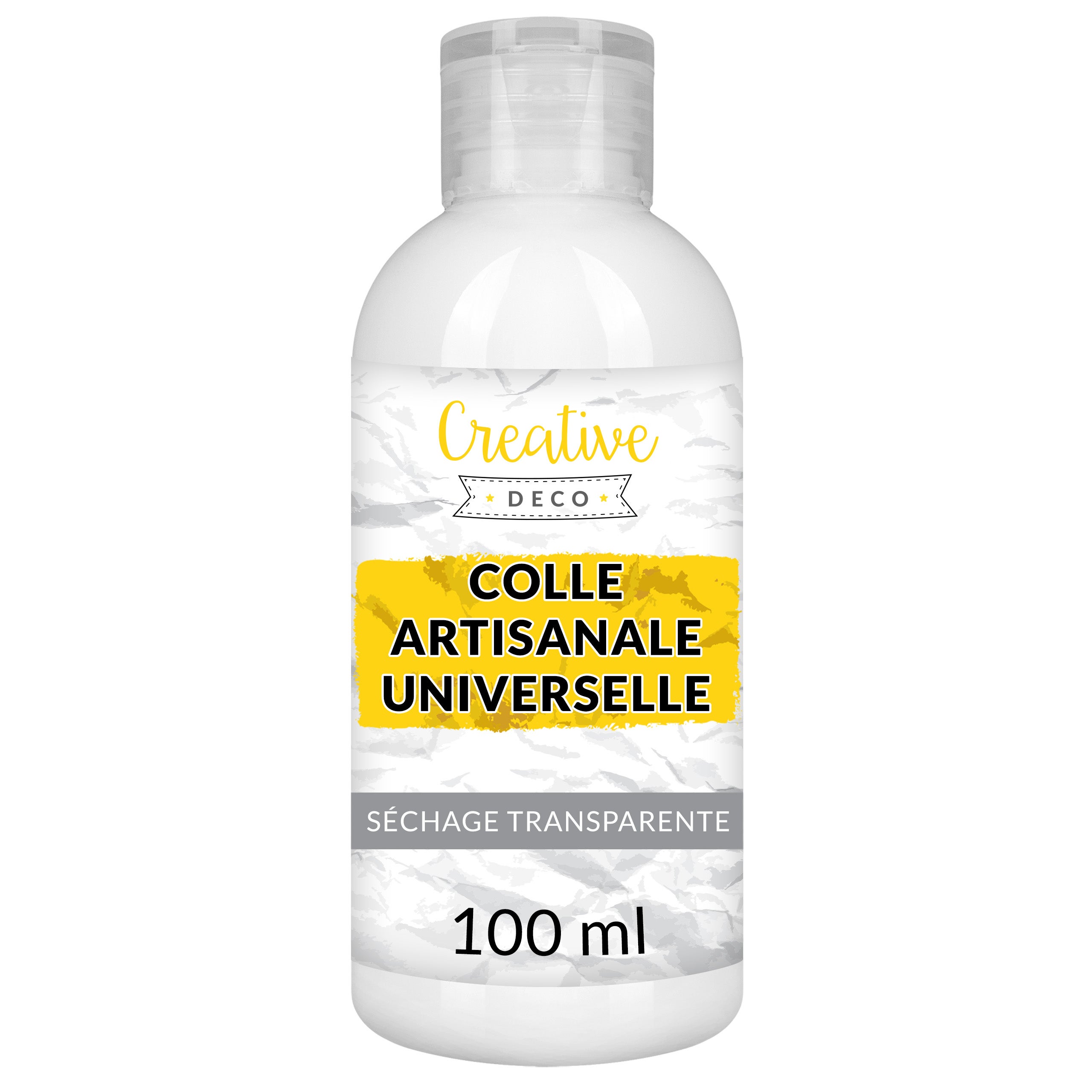 Creative Deco Colle Liquide PVA Blanche 100ml | Non-Toxique | Verre ...