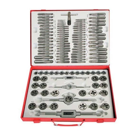 Set de tarauds et filières métrique 110pcs MW Tools SKC110ETM | Leroy ...