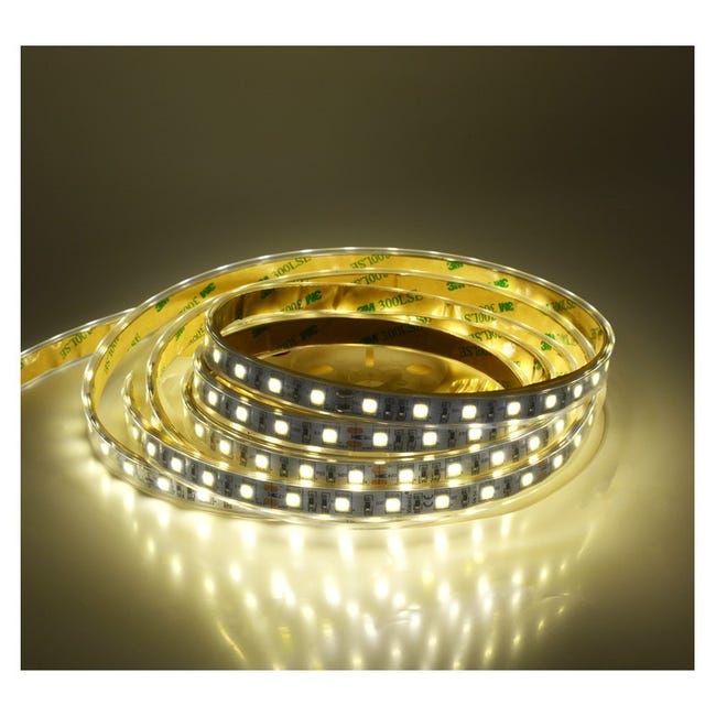 Ruban LED 14.4 Watts /m - Blanc - Rouleau 5M 24V (Blanc Neutre (4000 K ... Ruban LED 14.4 Watts /m - Blanc - Rouleau 5M 24V (Blanc Neutre (4000 K ...