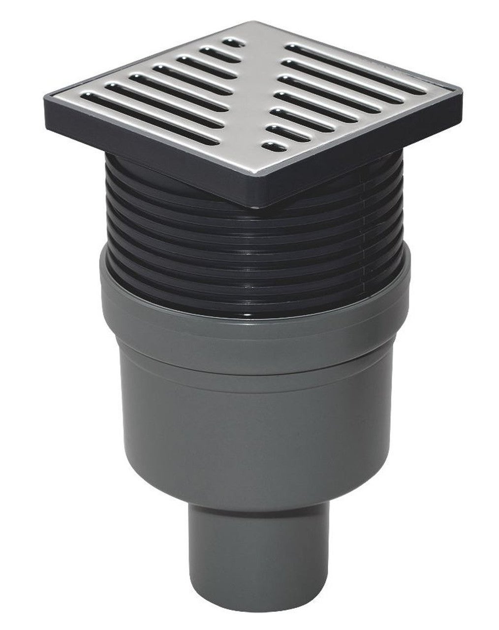 Hauteur Régulée Sortie Inférieure 100x100mm Sol Drain Déchets Piège ...