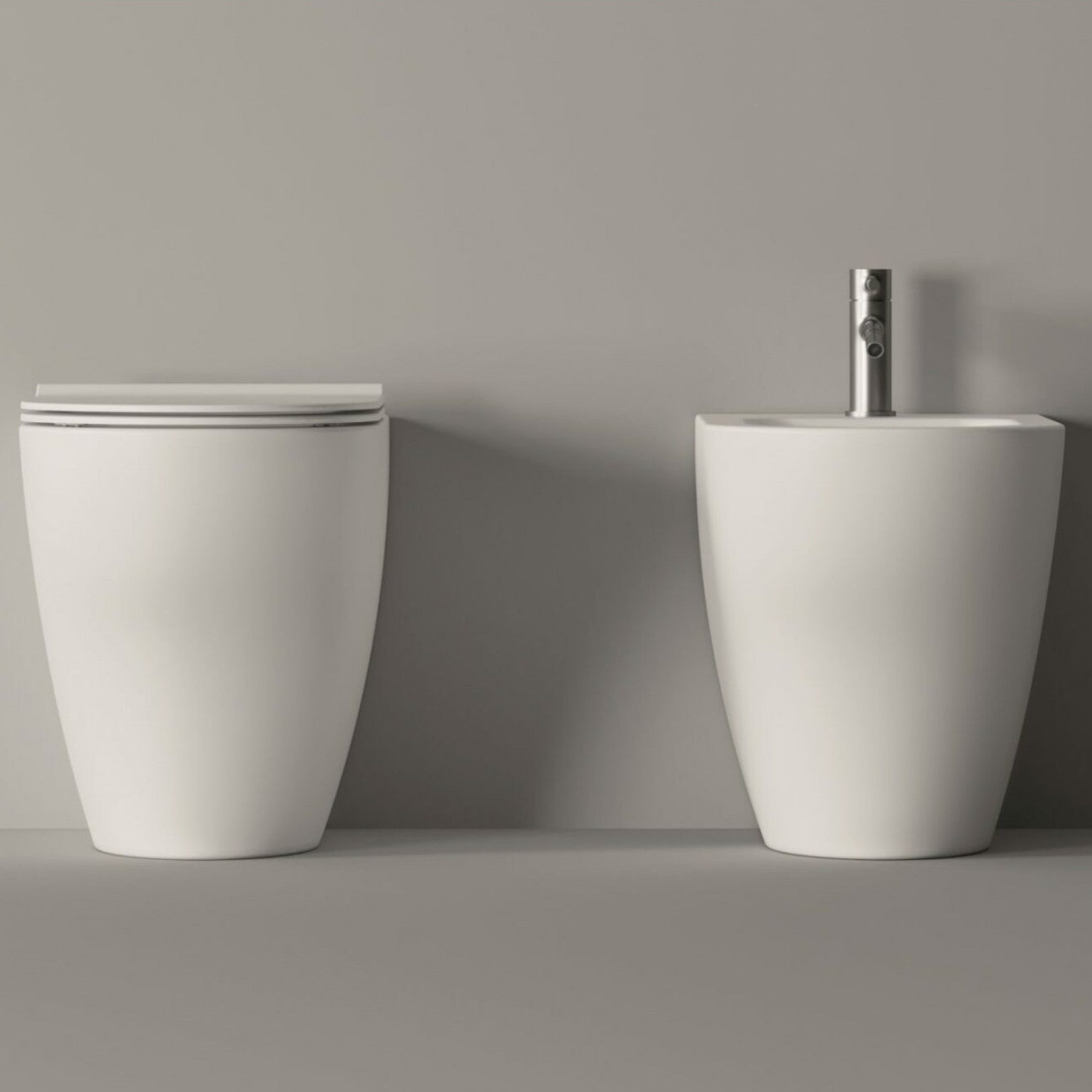 Bidet UNICA Monobloc Vert mat, sans bonde, sans bonde | Leroy Merlin