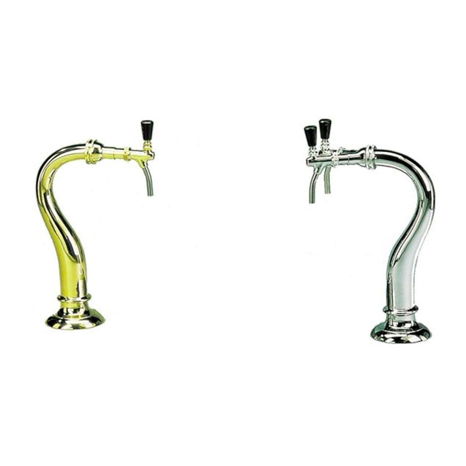 Colonna birra, modello a collo di cigno, 1 linea, ottone | Leroy Merlin