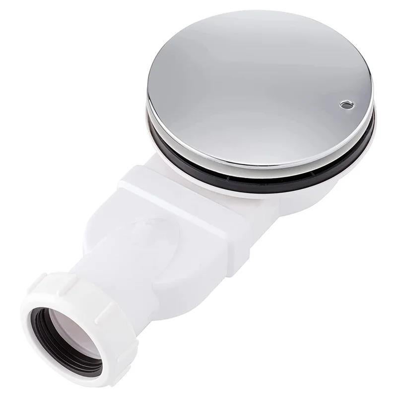 Siphon de receveur de douche extra-plat, ABS blanc. Bonde de vidange ...