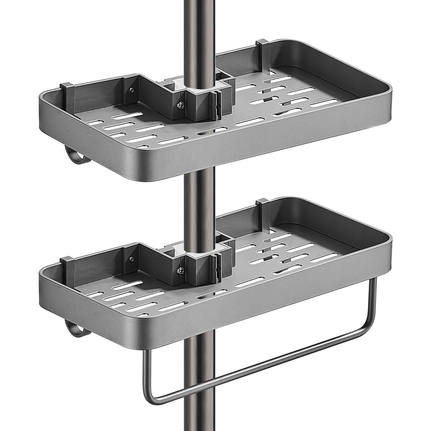 Support de Douche sans Perçage pour Barre de Douche, Étagère de douche ...