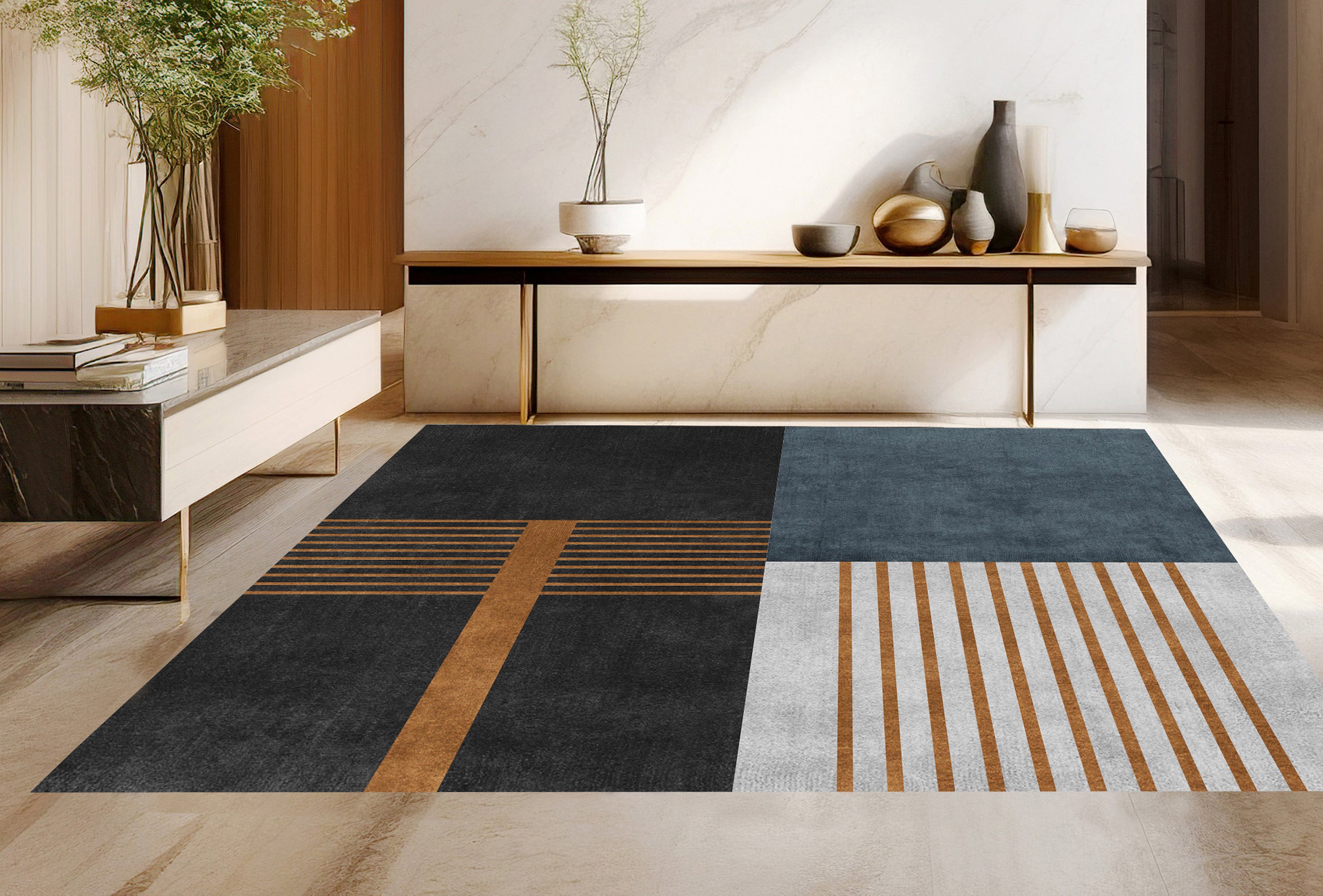 Tapis de vinyle Salon Cuisine PVC Aspen 133x200 cm | Leroy Merlin