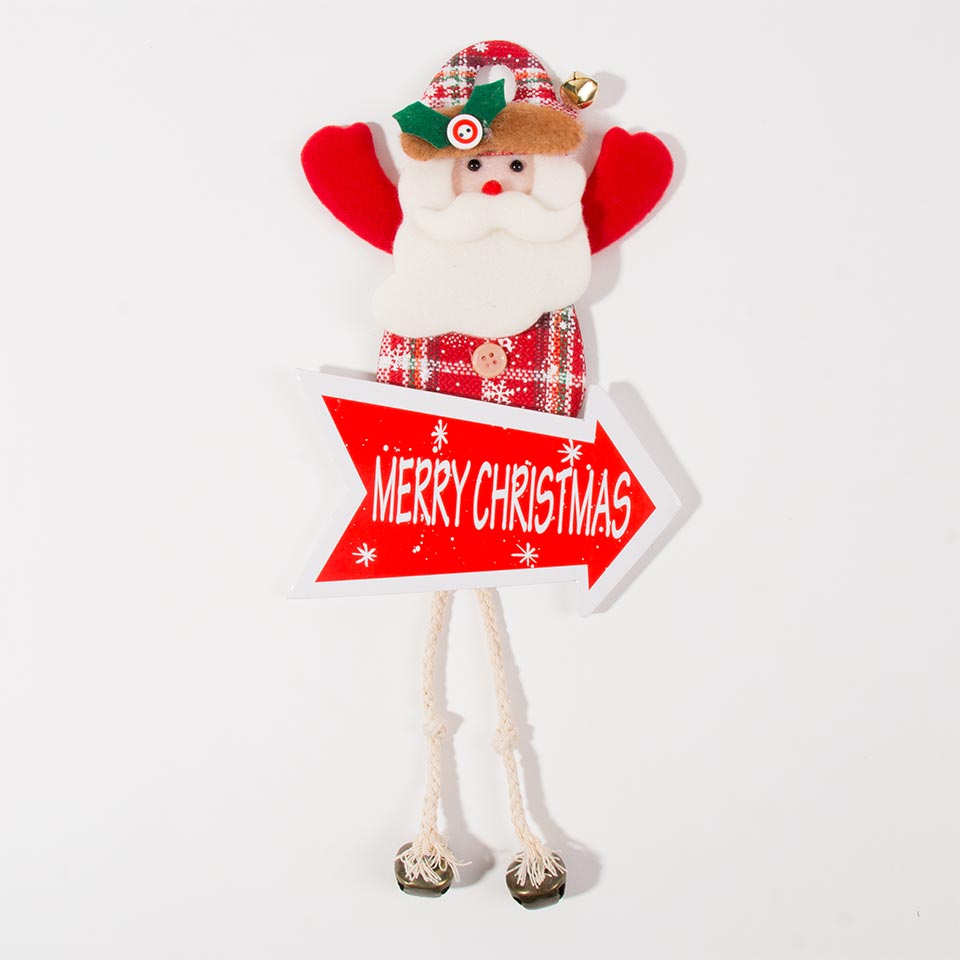 Décoration de Noël MERRY CHRISTMAS 17 x 38 cm | Leroy Merlin