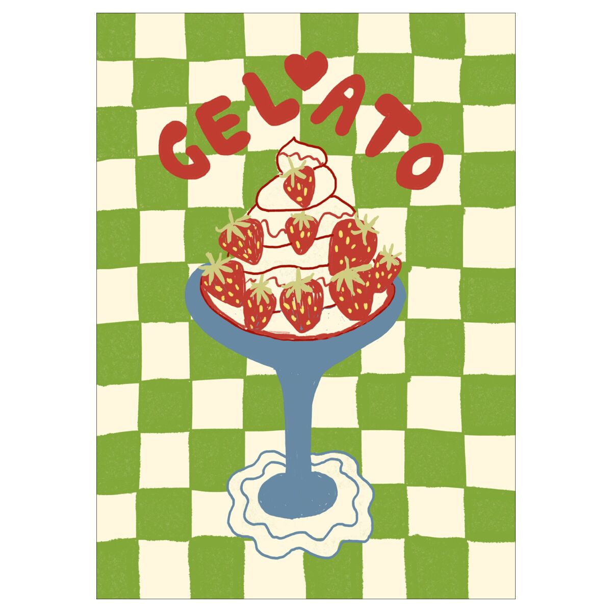 Póster -Studio Dolci - Gelato 70 x 100 cm | Leroy Merlin