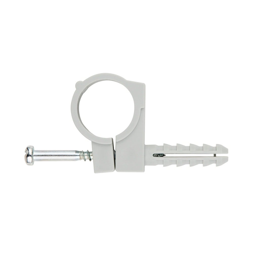 Pince multitube simple 28 mm. + fiche 10 x 40 Ø10 (boîte de 50 unités ...