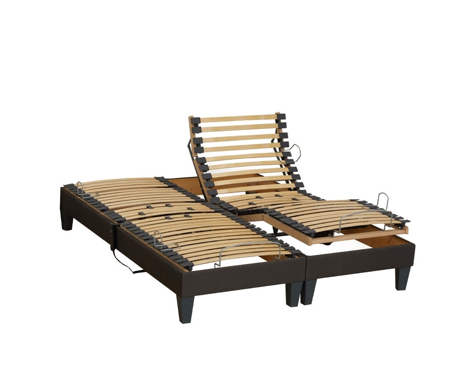 Lot 2 Lits electriques electriques vanessa - 2x80 x 200 cm | Leroy Merlin