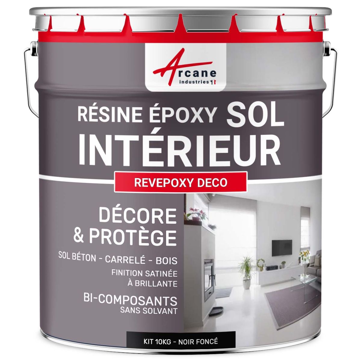 Resina Epoxi Decorativa para Suelo Interior - REVEPOXY DECO - 10 kg ...