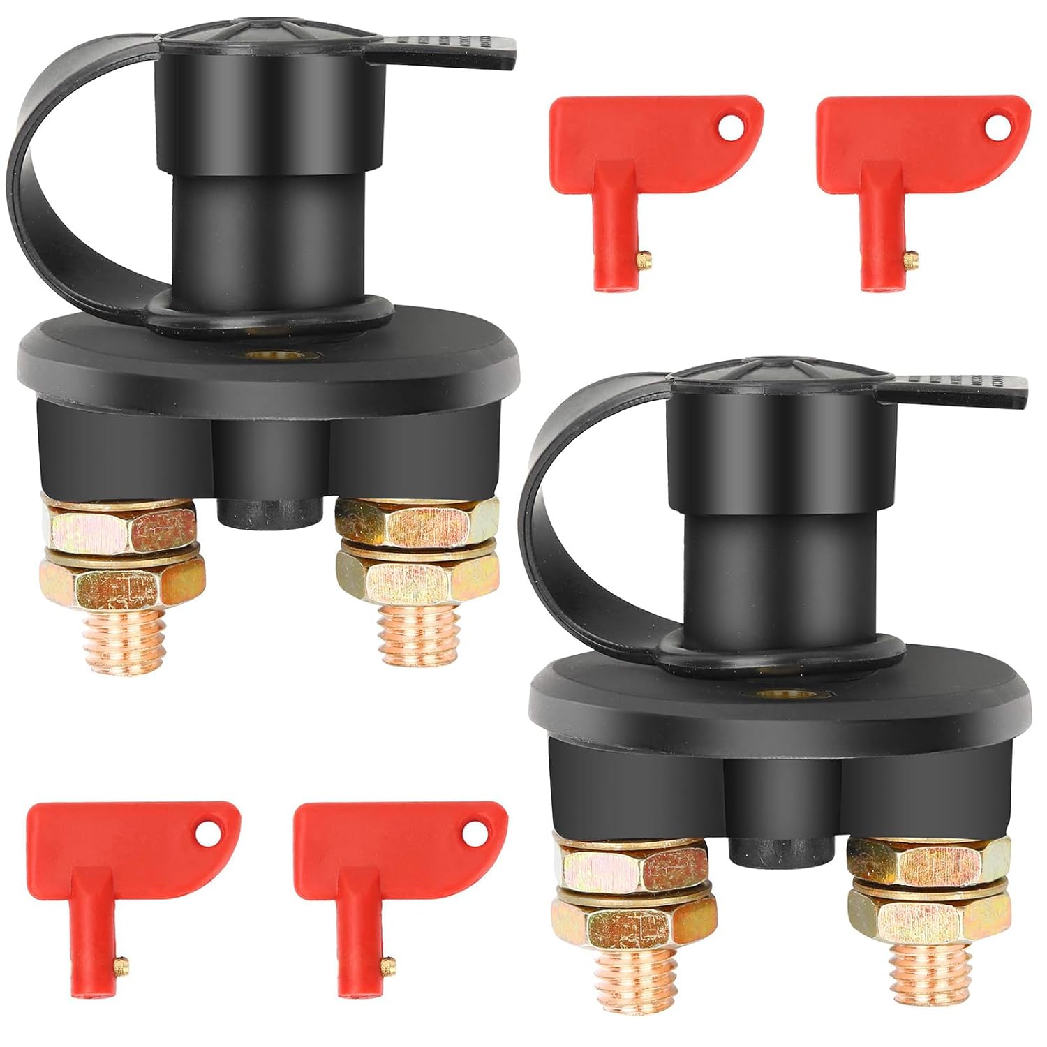 2 Pièces Coupe Circuit Batterie 12v / 24V Interrupteur coupe Batterie ...