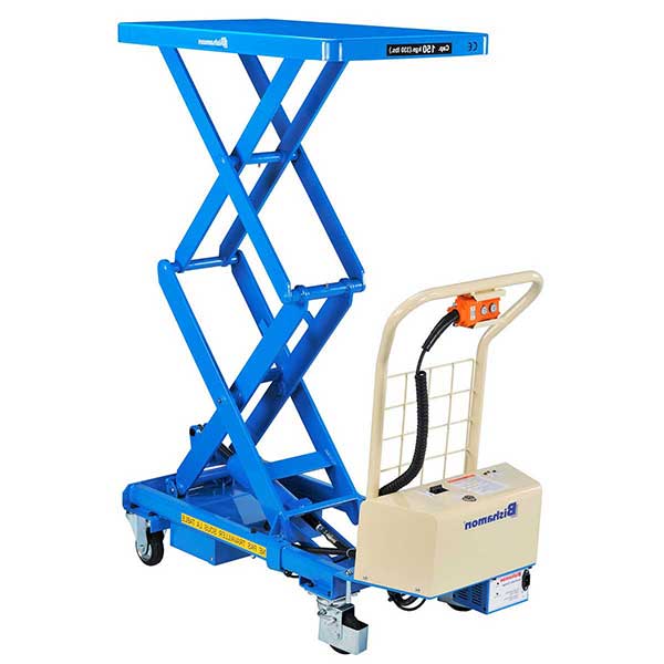 Table élévatrice grande hauteur - Levée max 1380mm - Charge max 150kg ...