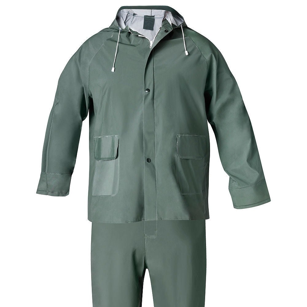 Traje de Agua Impermeable Verde Pvc Talla 7-L | Leroy Merlin