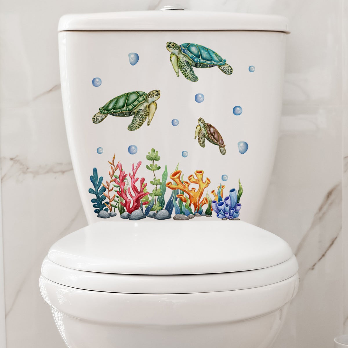 （35x25cm）Sticker Abattant WC Autocollants décoratifs | Leroy Merlin